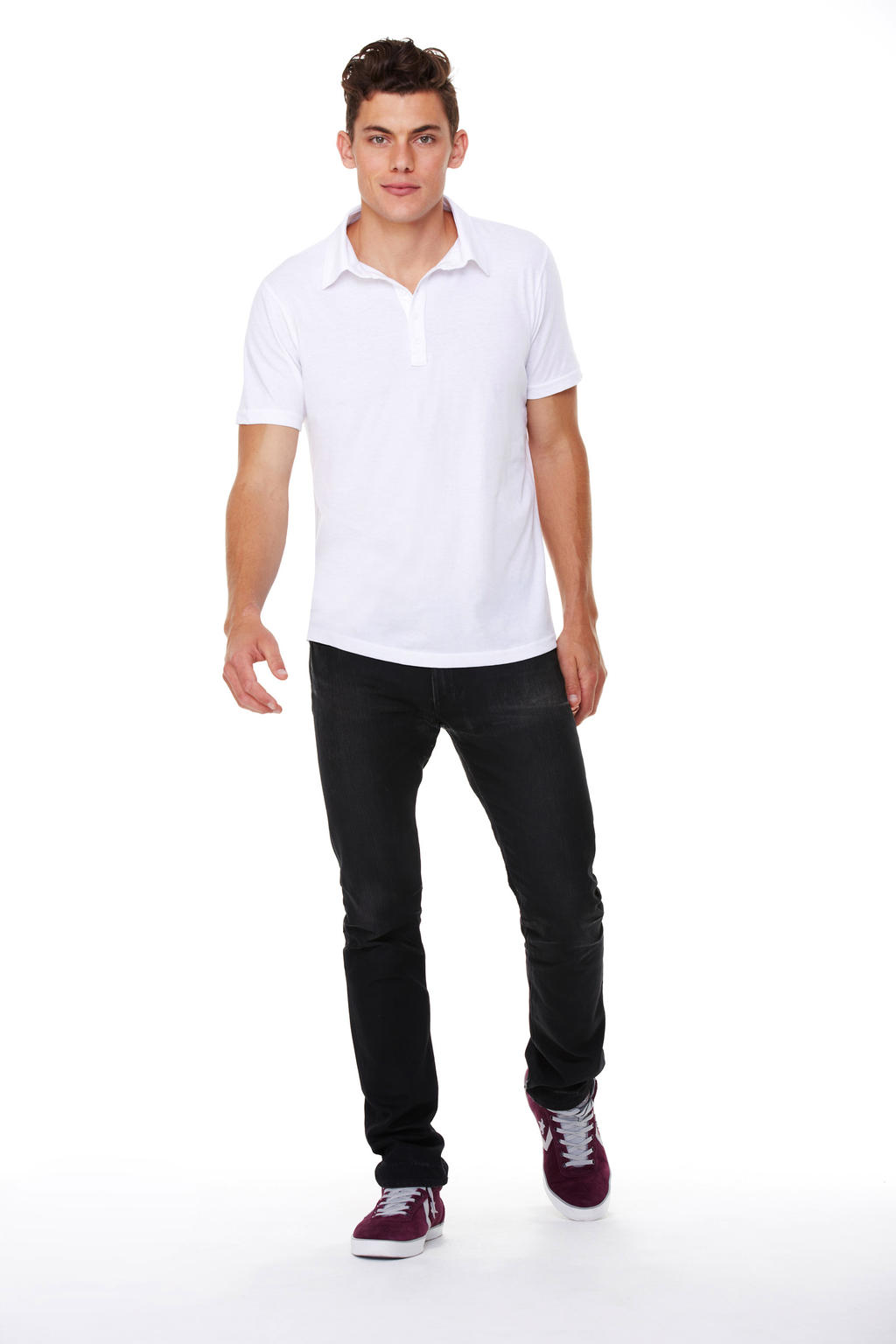 Textil24.net - Textilien zum Großhandelspreis - Jersey 5 Button Polo